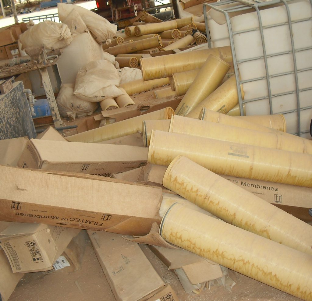 Uncertified solutions - RO Membrane Recycling